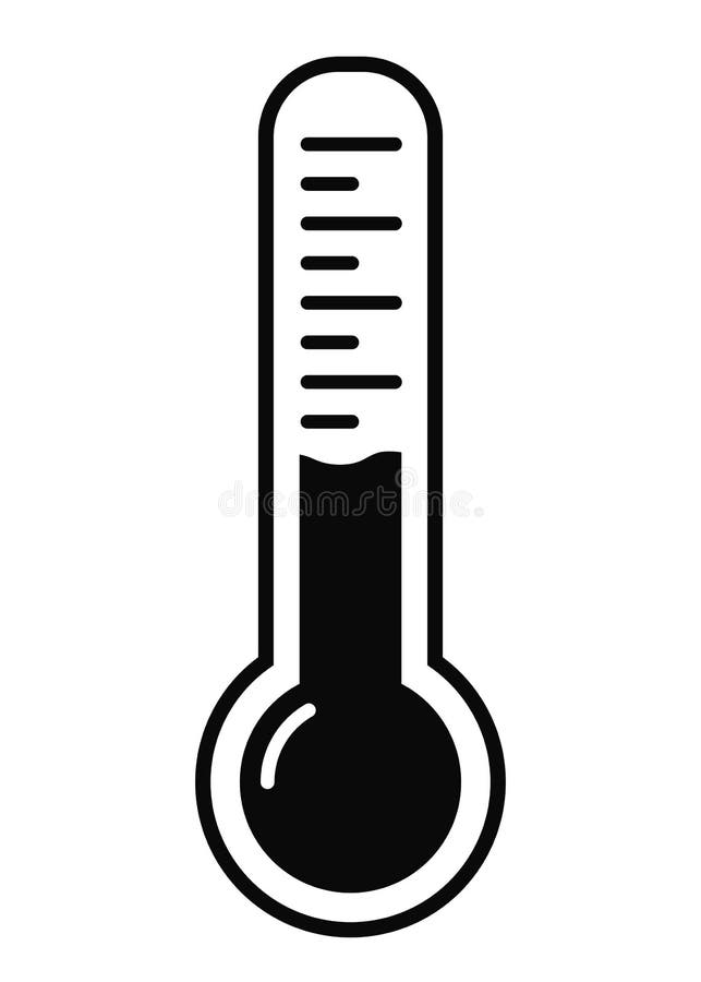 Thermometer Temperature Measuring Instrument Vector Icon Stock Vector ...