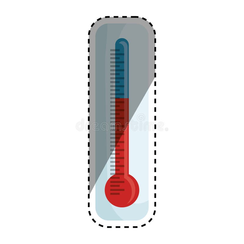 Thermometer Temperature Scale Stock Illustration - Illustration of ...
