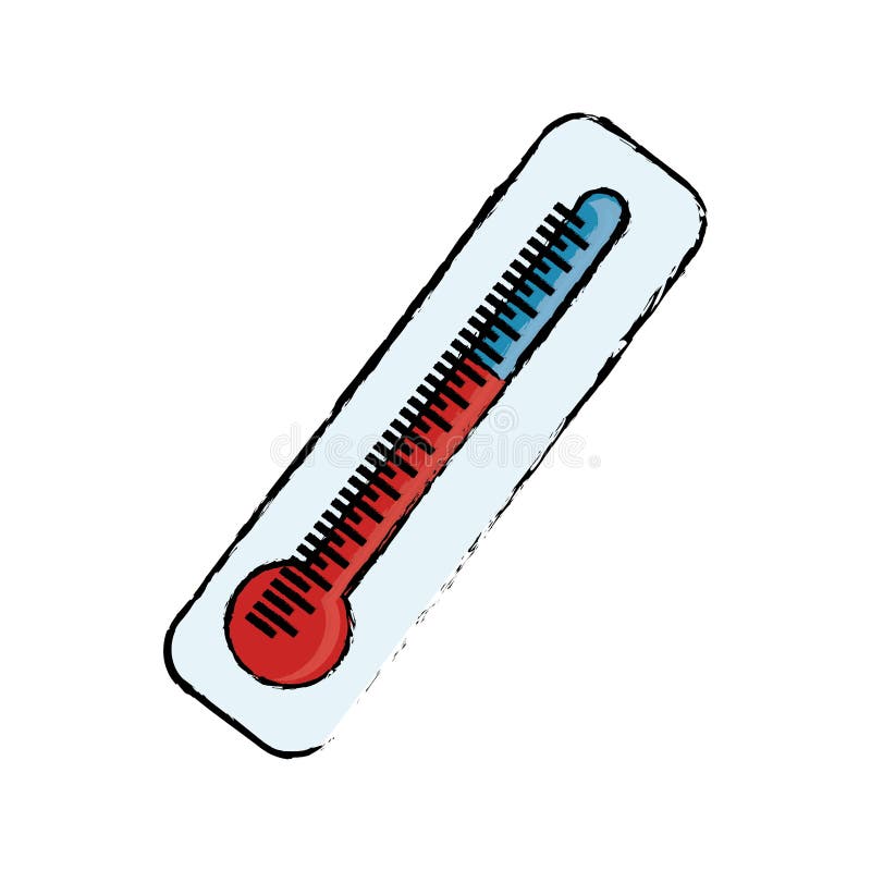 Thermometer Temperature Scale Stock Illustration - Illustration of ...
