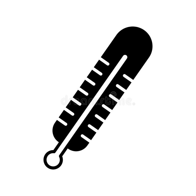 Thermometer. Vector icon stock vector. Illustration of concept - 90936041