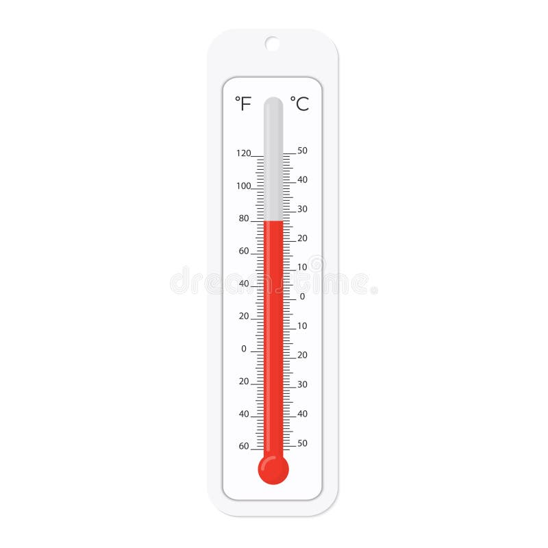 Thermometer Vector Illustration Stock Vector - Illustration of celsius ...
