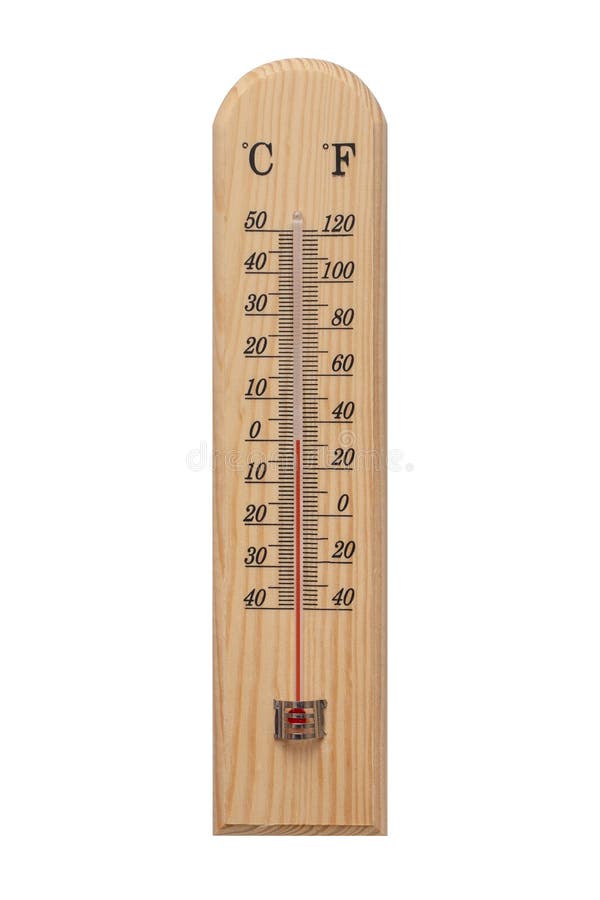Celsius Scale Thermometer in Hand. Ambient Temperature Minus 14 Degrees ...