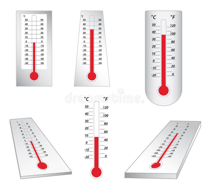 Thermometer illustration stock vector. Illustration of percent - 29806400