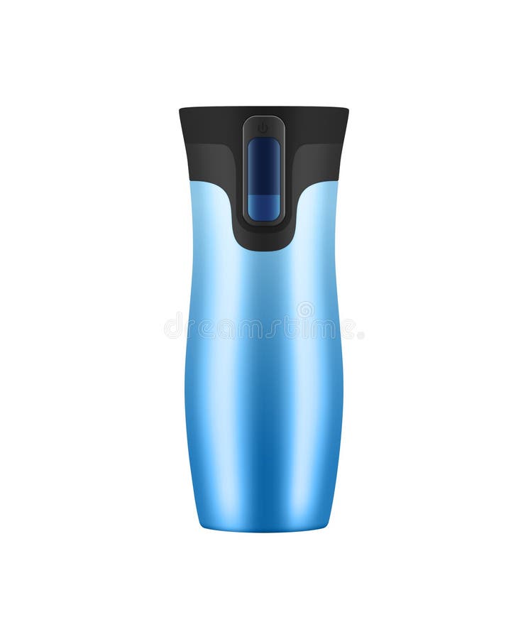 Thermos Realistic Illustration Stock Vector - Illustration of icon ...