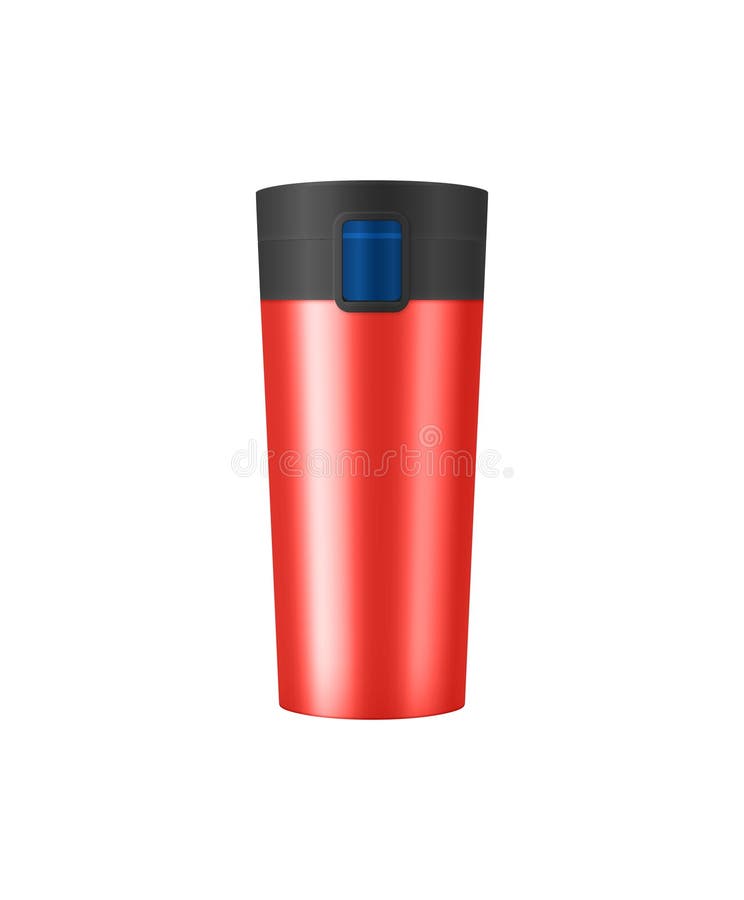 Thermos Realistic Illustration Stock Illustration - Illustration of ...
