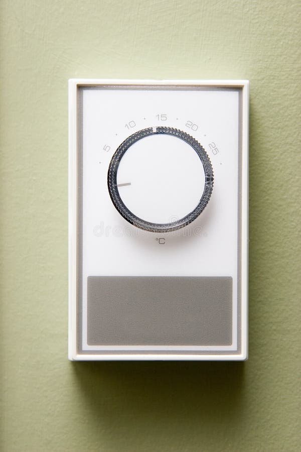 Thermostat stock image. Image of baseboard, environmentally - 6223003