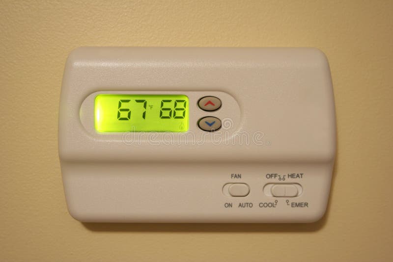 Thermostat stock photo. Image of temperature, heater, controls - 7794282