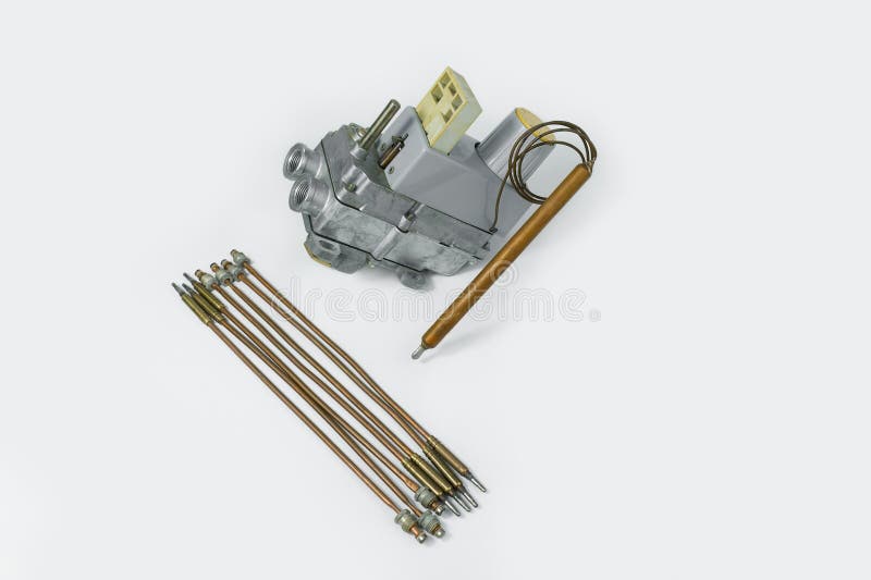 Thermostat Gas Boiler Valve Temperature Control. Gas Flow Regulation in ...