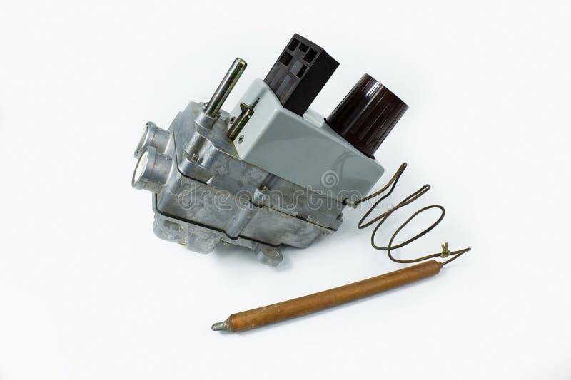 Thermostat Gas Boiler Valve Temperature Control. Gas Flow Regulation in ...