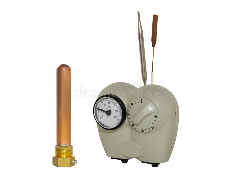 Thermostat Room Regulator with a Control Thermometer and an Immersion ...