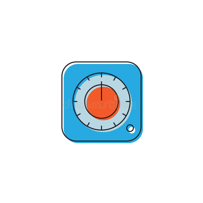 Thermostat Vector Icon on Transparent Background, Thermostat Logo ...
