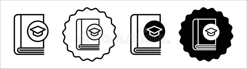 Thesis Icon Symbol Set Collection. Thesis Simple Vector Sign Bundle ...
