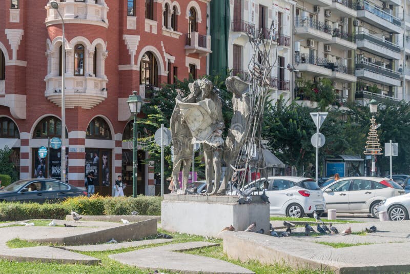 Agia Sofia Square editorial photography. Image of tourism - 263042077