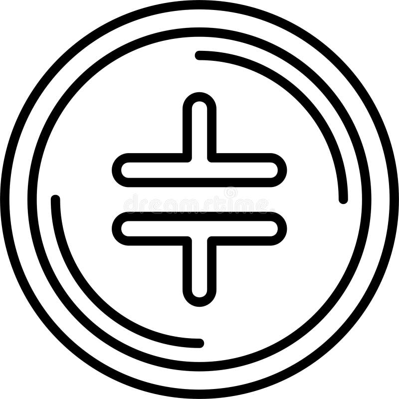 Theta Network Outline Vector Icon Stock Vector - Illustration of ...