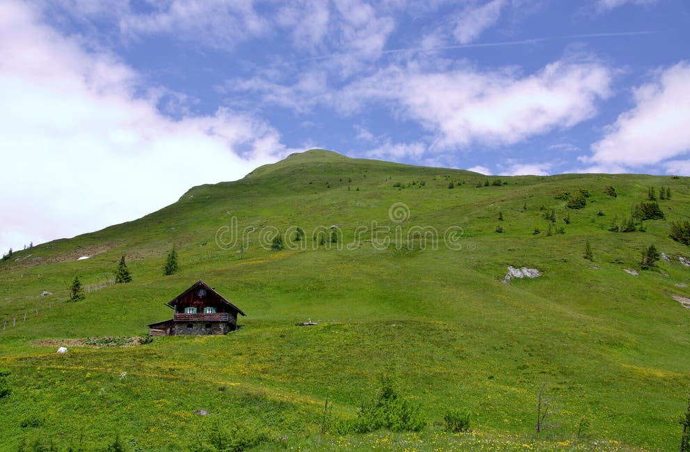 Thew green Alps of Austria stock photo. Image of austria - 18542024