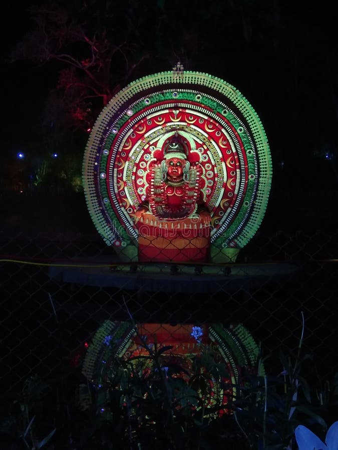Theyam, the Own God of the People of Kerala Stock Photo - Image of ...