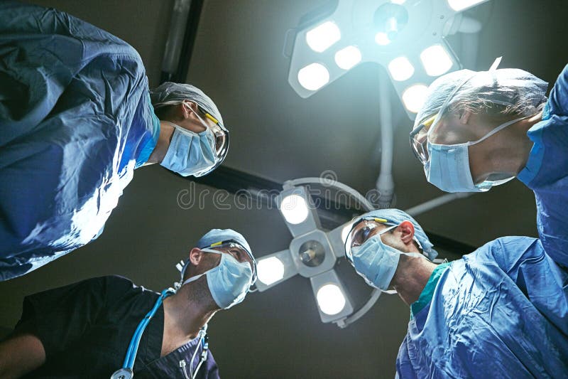 Theyre the Best in Their Field. Low Angle Shot of Surgeons in an ...
