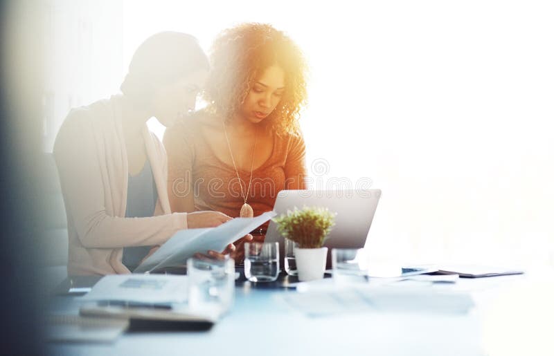 Theyre Both Equally Involved in the Work Process. Two Young Coworkers ...