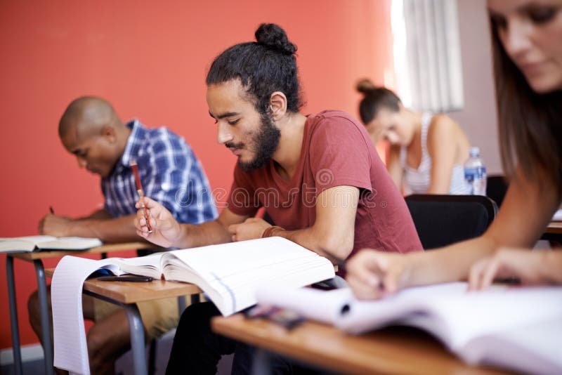Theyre a Dedicated Group. a Group of University Students Studying ...