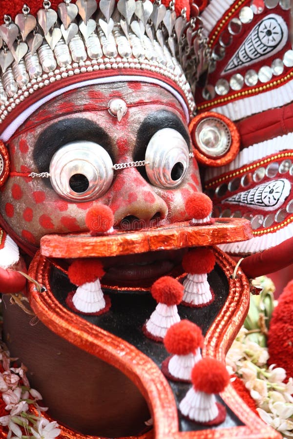 Theyyam dance stock photo. Image of kannur, gulikan, folk - 12801876