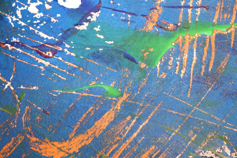 Thick Abstract Paint Surface with Heavy Texture Looking a Bit Like ...