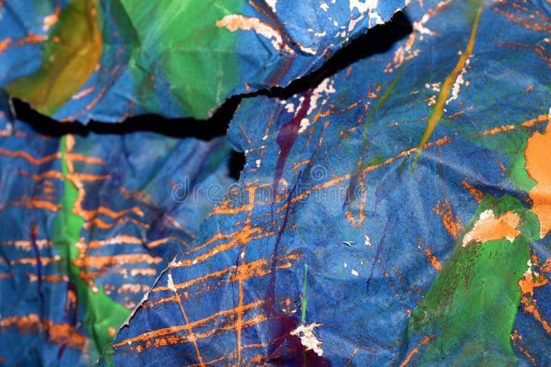 Thick Abstract Paint Surface with Heavy Texture Looking a Bit Like ...