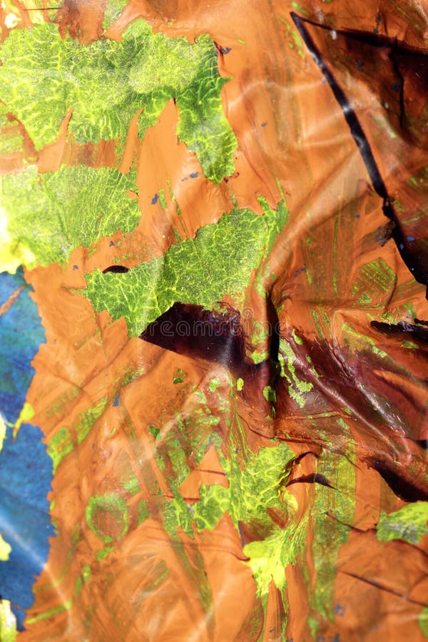 Thick Abstract Paint Surface with Heavy Texture Looking a Bit Like ...