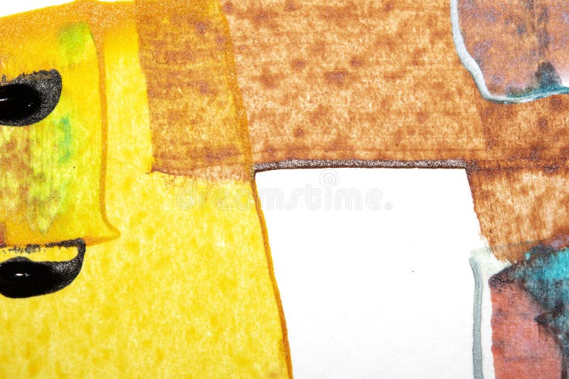 Thick Acrylic Paint Lines and Marks Creative Background Stock Photo ...