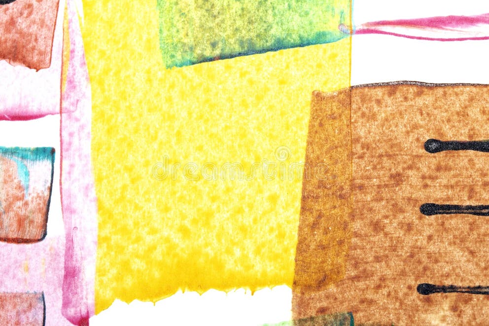 Thick Acrylic Paint Lines and Marks Creative Background Stock Image ...