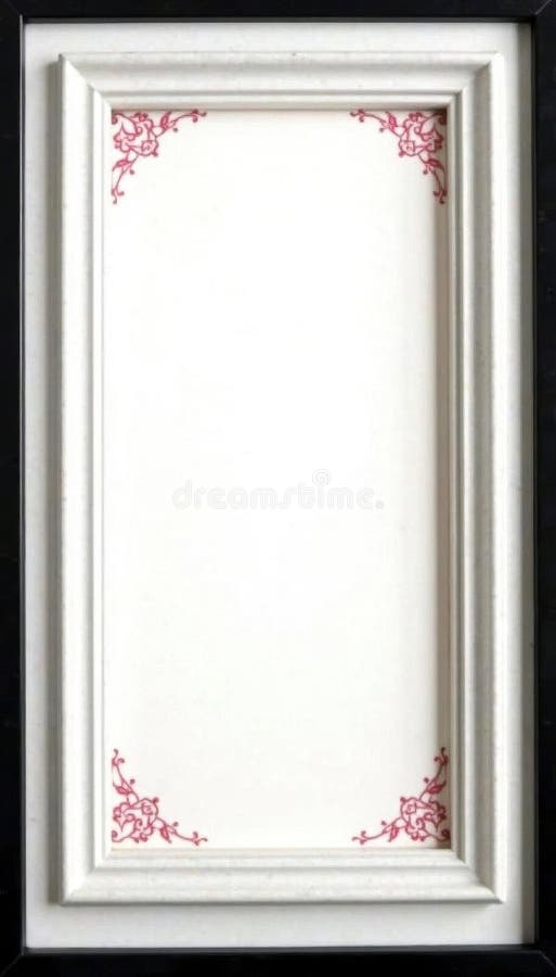 Thick Black Border, Pristine White Background , Photography, Matte ...