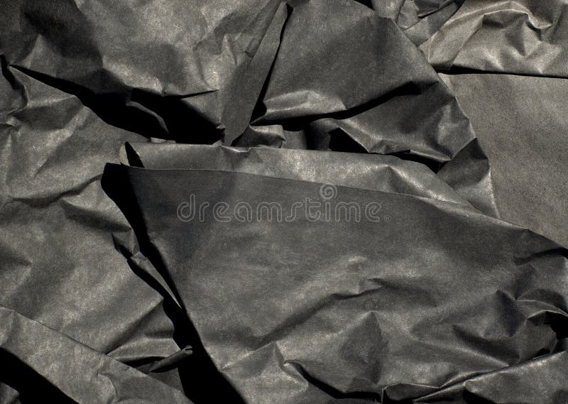 Thick Black Paper Crumpled stock image. Image of gray - 83705137