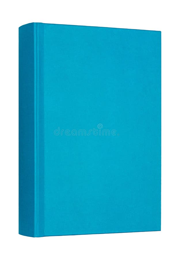 Thick Blue Book Isolated on White Background Stock Photo - Image of ...