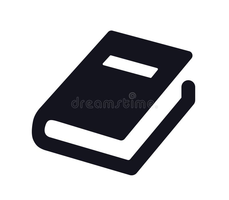 Thick Book Textbook Vector Icon Stock Vector - Illustration of bookshop ...