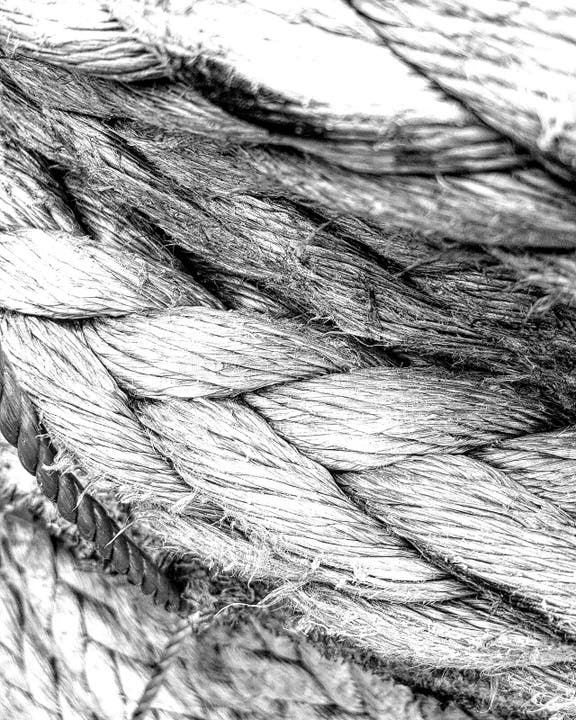 Thick chunky rope stock photo. Image of close, marine - 174219868