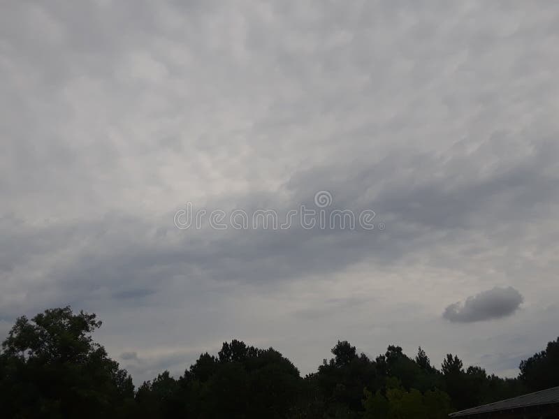 Thick Clouds in the Sky Overhead 2 Stock Image - Image of white, color ...
