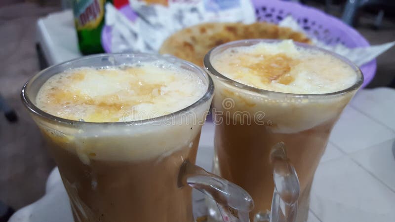 Thick cream tea stock image. Image of cream, thick, sugar - 98683095