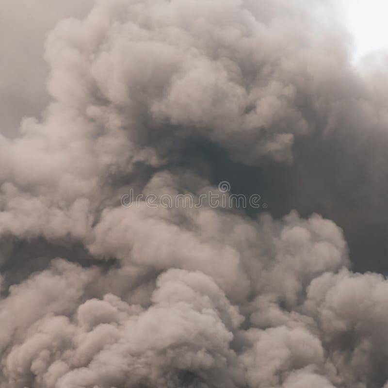 Thick Stream of Fog Isolated Stock Photo - Image of dynamic, isolated ...