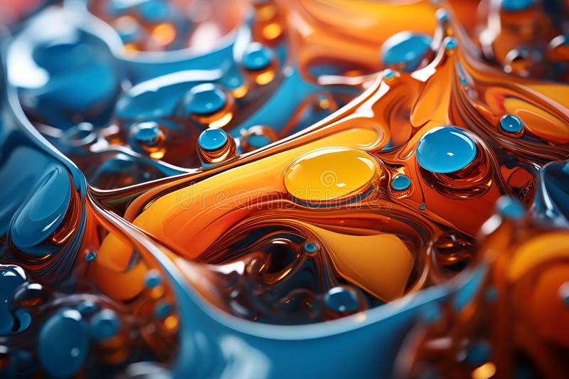Thick and Dense Liquid, Transparent Drops are an Excellent Background ...