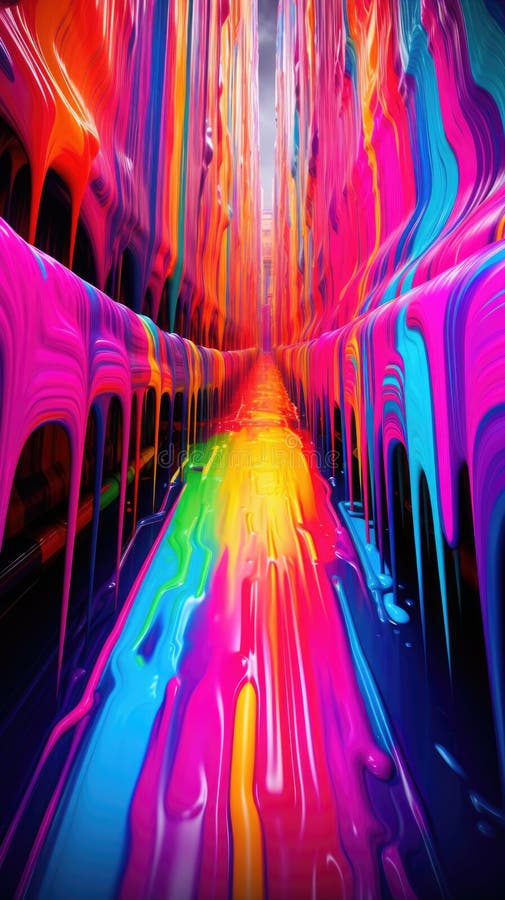 Thick Dense Viscous Provocative Sticky Flowing Liquid Texture Abstract ...