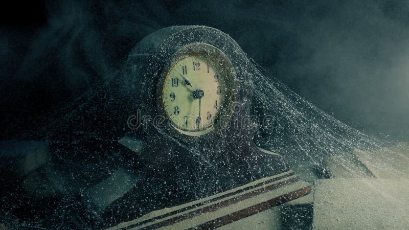 Dust Swirls Around Old Clock in Attic Stock Video - Video of cloud ...