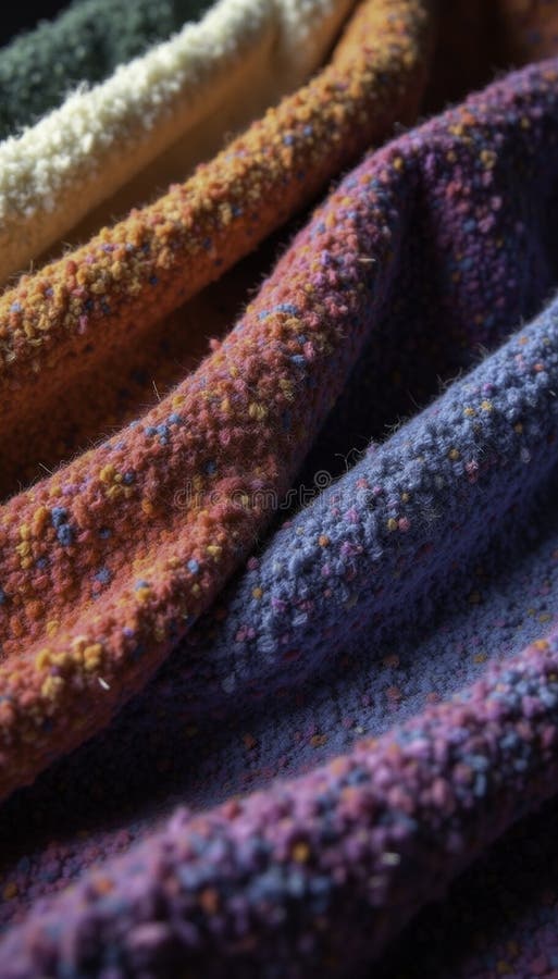 Thick Flannel Fabric Texture with Brushed Finish, Fabric, Flannel Stock ...