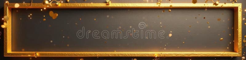 Thick Gold Rectangle Frame with Subtle Texture , Decor Element, Art ...