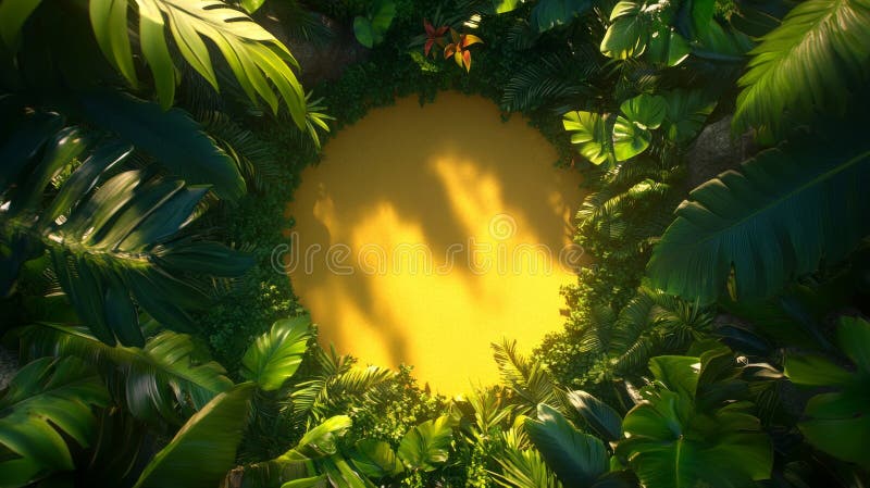 Thick Green Leaves Form a Textured Natural Wall Backdrop Stock Image ...