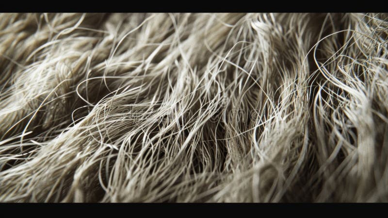 Thick Gy Strands Piled High Creating a Dense and Welcoming Texture ...