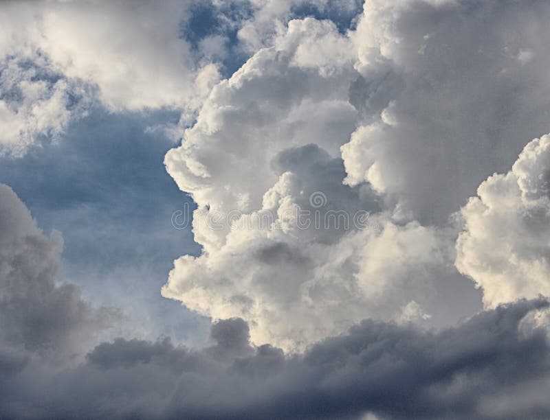 Thick, heavy clouds stock photo. Image of heavy, clouds - 76819346