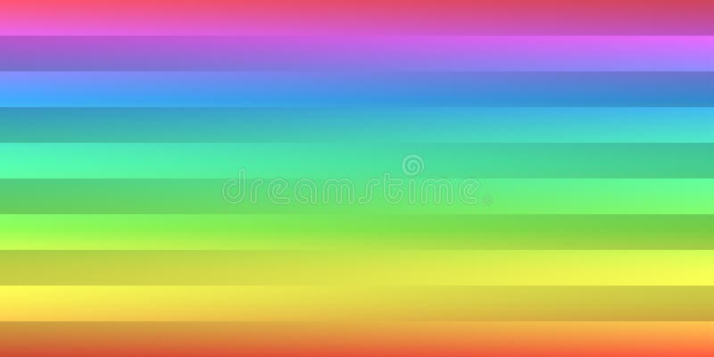 Thick Horzontal Stripes of Translucent Glowing Rectangles Colored in ...