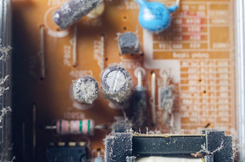 A Thick Layer of Dust Covers the Internal Electronic Components of the ...