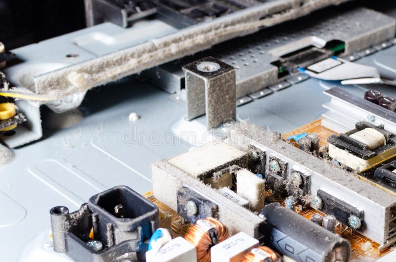 A Thick Layer of Dust Covers the Internal Electronic Components of the ...
