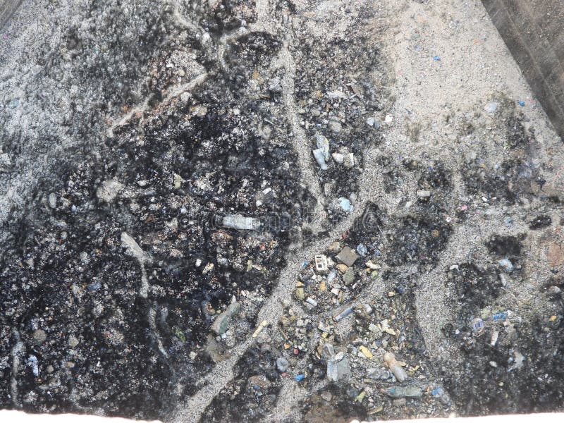 A Thick Layer of Grease and Debris 1 Stock Image - Image of industry ...