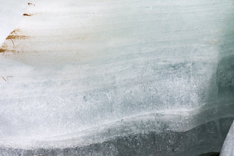 Thick layered ice stock image. Image of freeze, frozen - 135881447